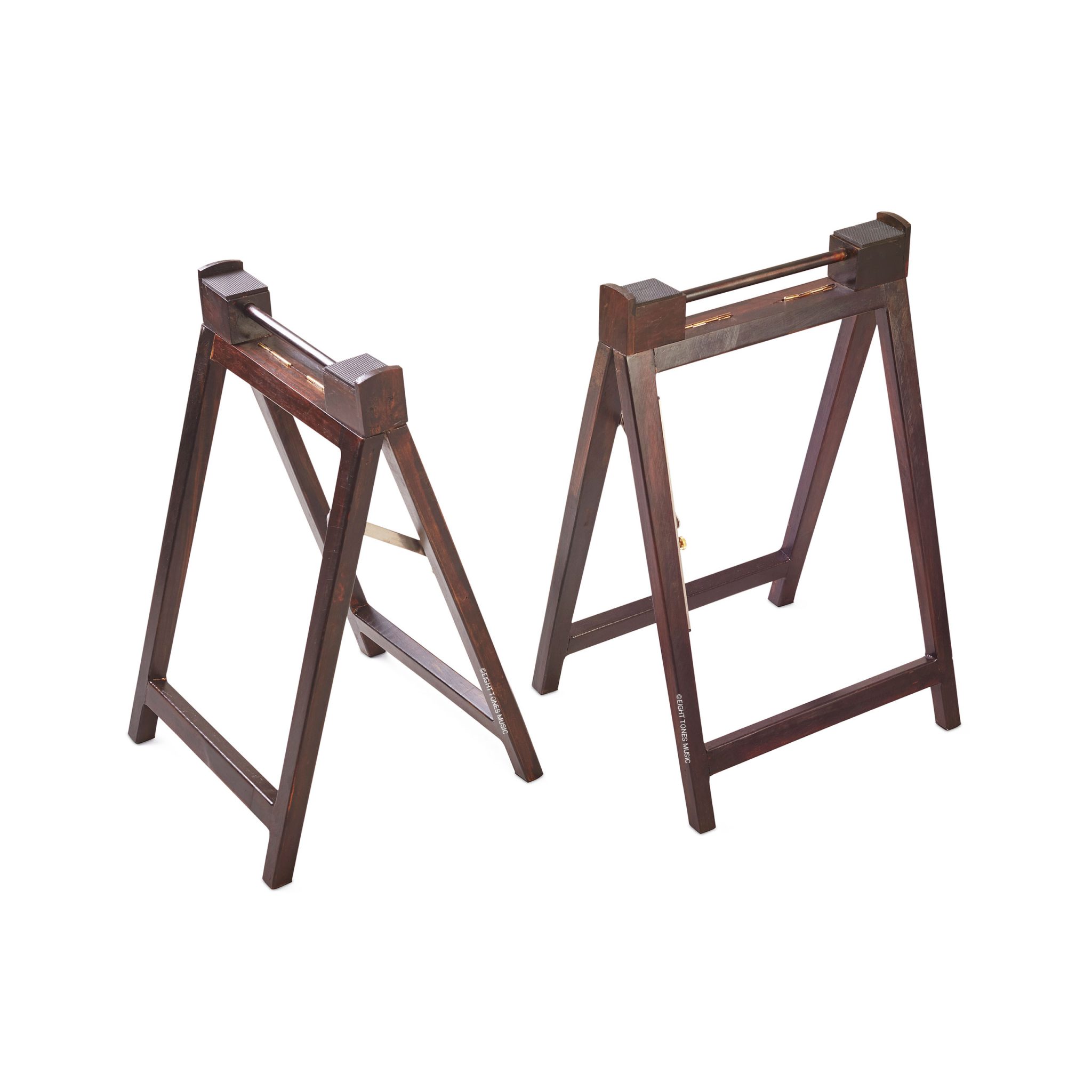 Inverted T Shape Hei Tan Wood Guzheng Stands | Eight Tones Store